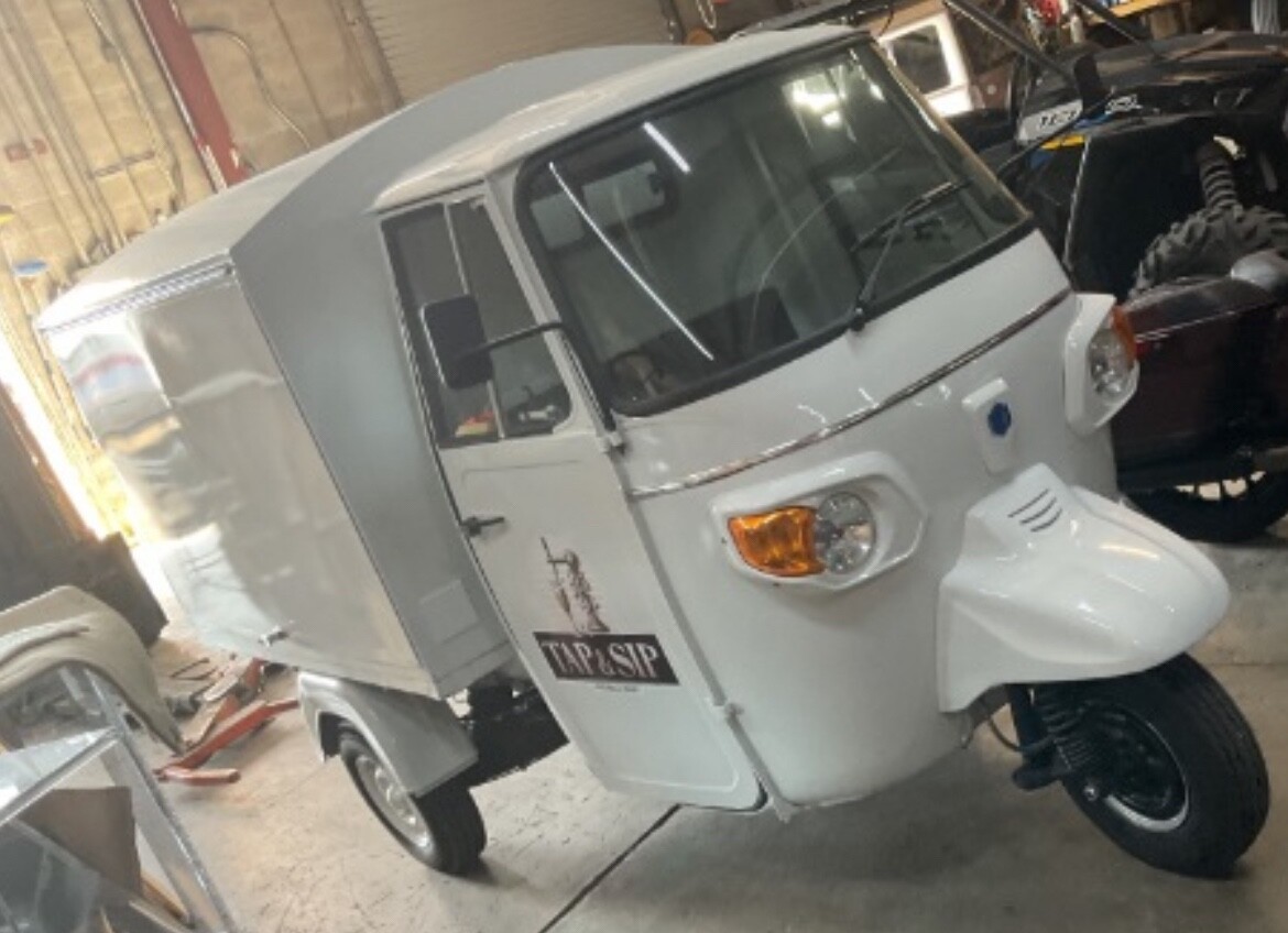 2024 Piaggio Ape Xtra 3-Wheeled Motorbike Beer Tap Cart | eBay