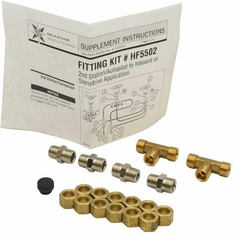 Seastar Solutions Teleflex HF5502 Dual Station or Autopilot Fitting Kit ...