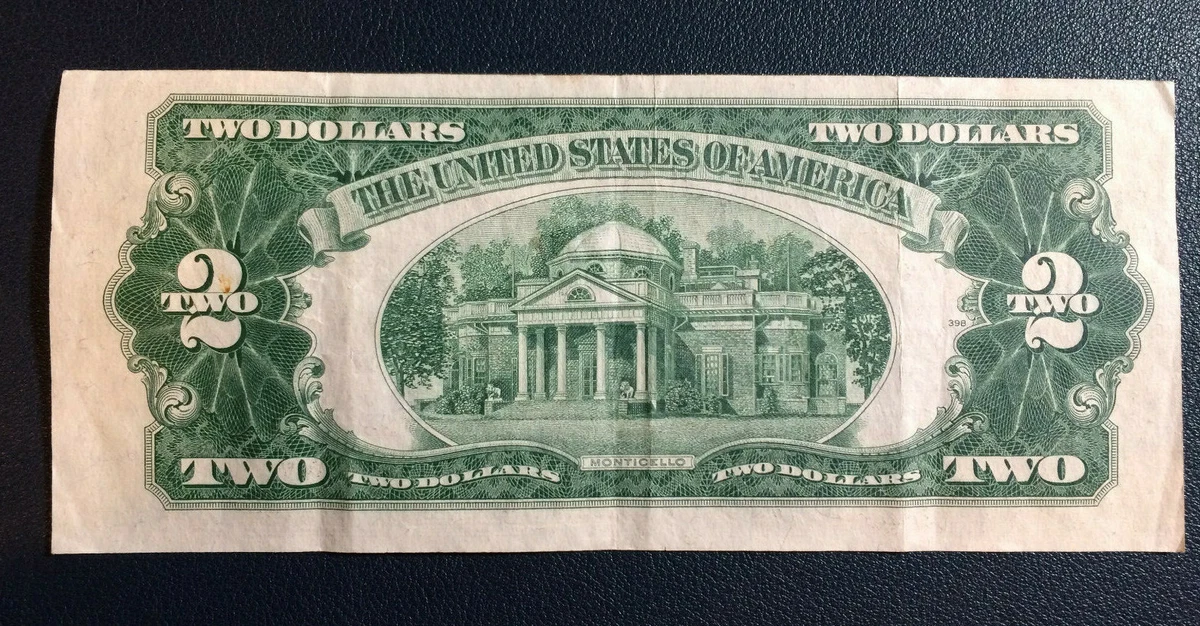 2 Dollar Bill Back