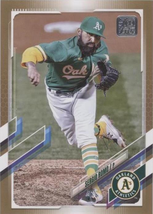 2021 Topps Update Series - Sergio Romo #US283 Gold /2021 for sale ...