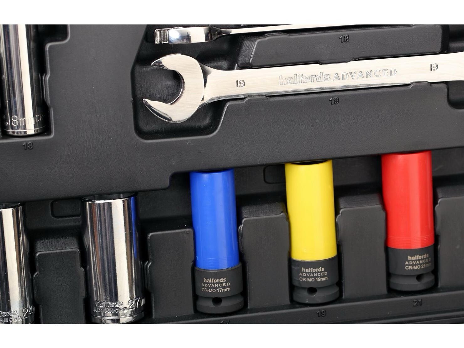 Halfords Advanced Socket and Ratchet Spanner Set 200 Pc (735757) for ...