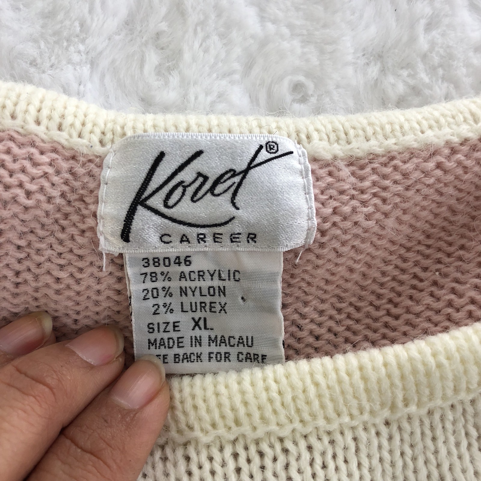 Koret Vintage Pastel Kei fairy Cottage Core Sweater P… - Gem