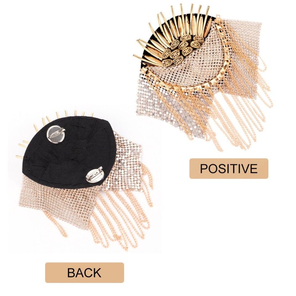 1 Pc Tassel Epaulet Shoulder Board Badge Decor Shoulder Fringe Epaulet ...