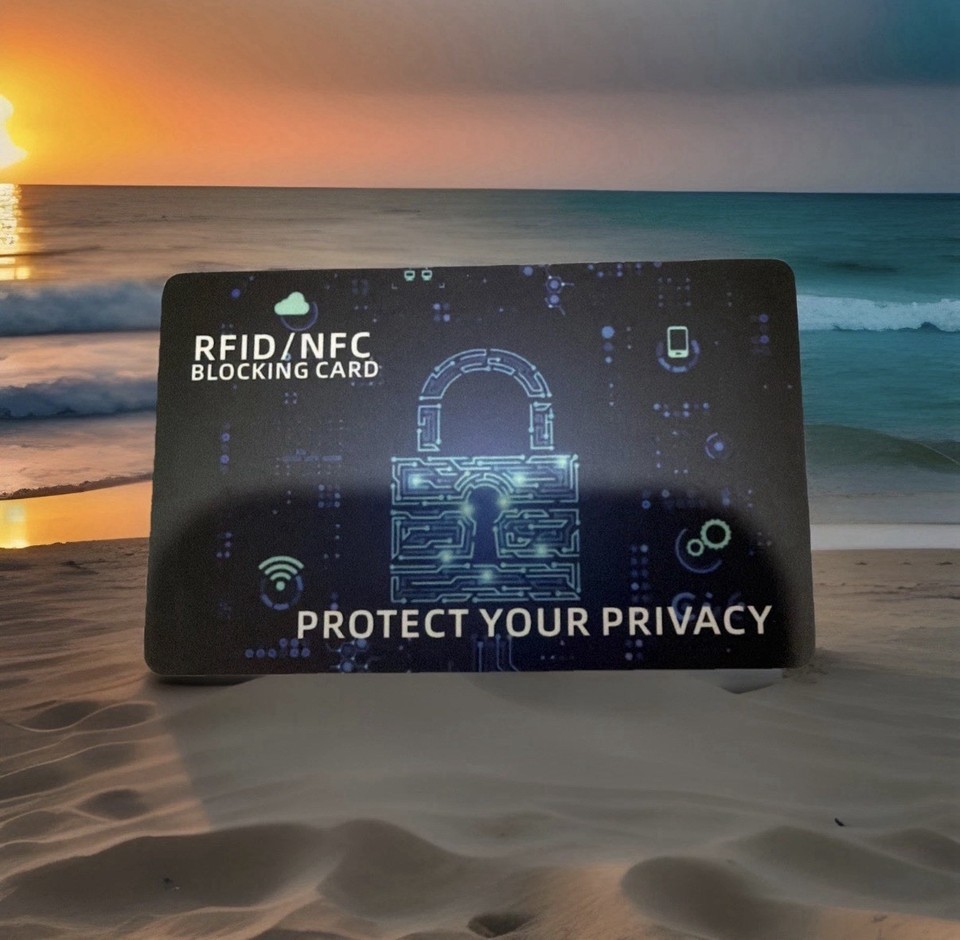 6 X RFID Signal Blocking Cards. RFID Cards Debit Credit Cards - 8CM ...