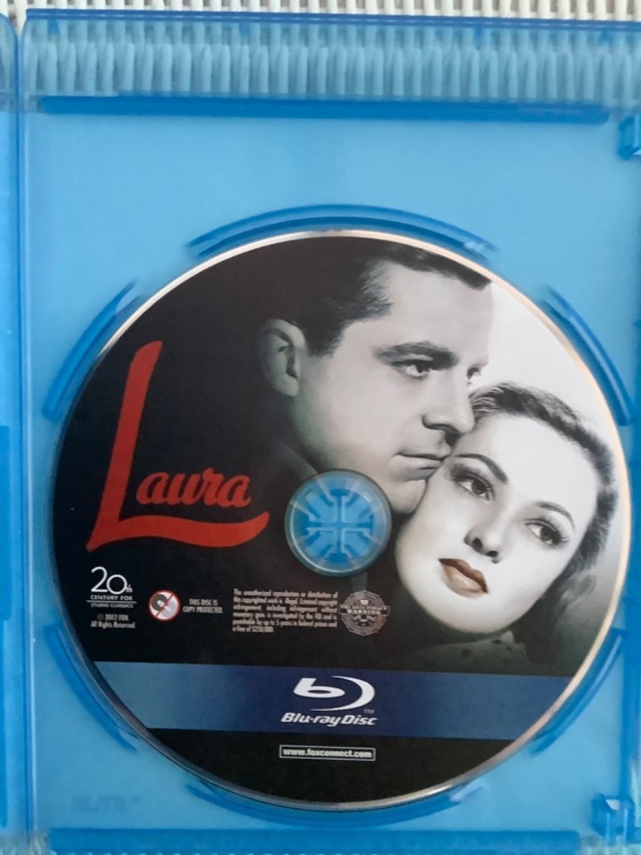 Laura 1944 - 20th Century Fox Studio Classics All Region Blu-Ray GENE ...