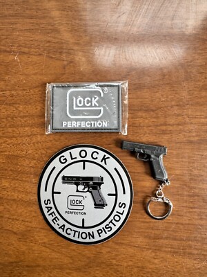 GLOCK PERFECTION G17 PISTOL KEYCHAIN sticker and patch | eBay