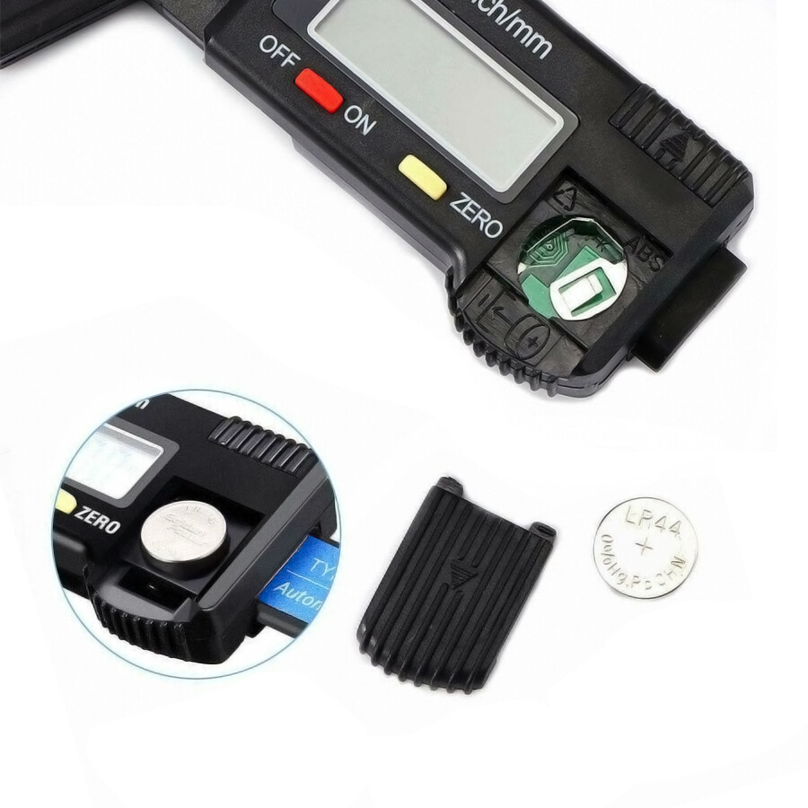 Digital Tyre Depth Gauge Tread Checker Motorbike Car Tester Brake Shoe ...