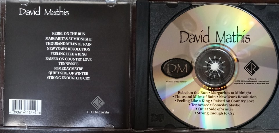 David Mathis by David Mathis (CD, 1998, CJ Records) | eBay