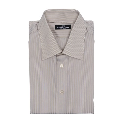 690$ LUXURY GERLIN Shirt Beige ALUMO Jacquard Cotton 3AD ZILLI | eBay