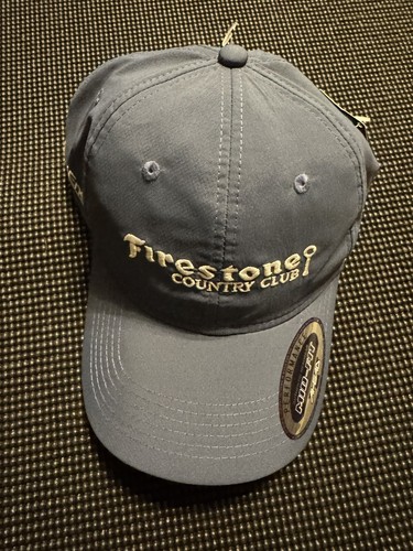 Firestone Country Club Akron Ohio Pale Blue Cap Hat Adjustable Ahead ...
