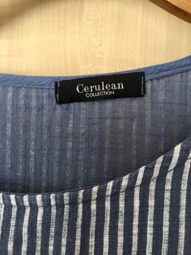 Cerulean Blue Diamond Lagenlook Boxy Top - One Size - 100% cotton ...