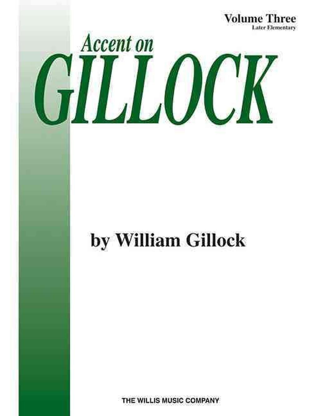 Accent On Gillock Book 3 by William Gillock (English) Paperback Book ...