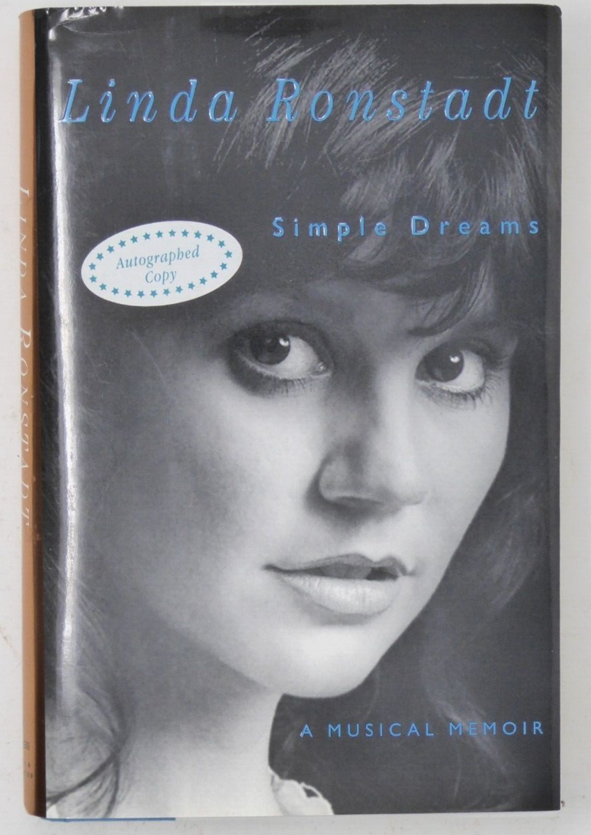 Linda Ronstadt Signed Book Linda Ronstadt On Hall Of Fame Induction: