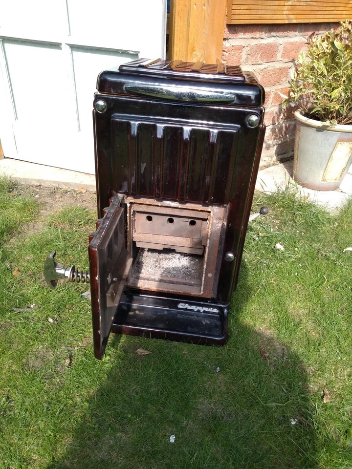 Chappee VINTAGE cast Iron Stove MULTIFUEL, (log,wood+burner), DELIVERY🚚 ...