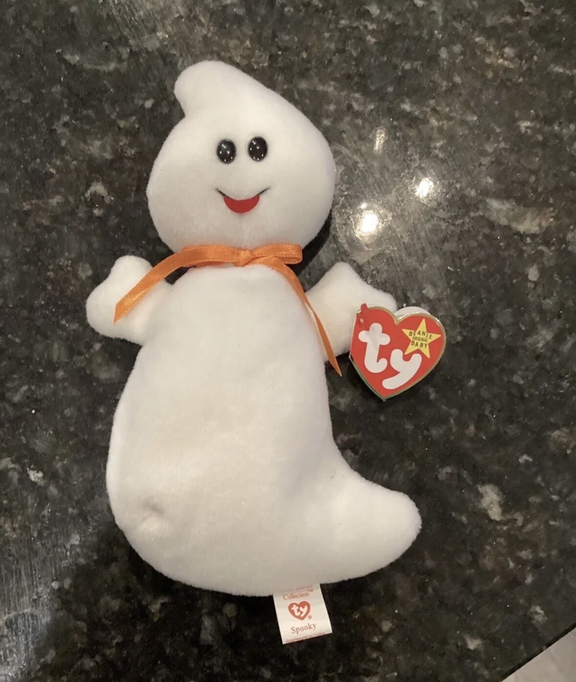 Ty Beanie Baby Spooky 1995 Style 4090 MINT Tag 4th Generation PVC ...