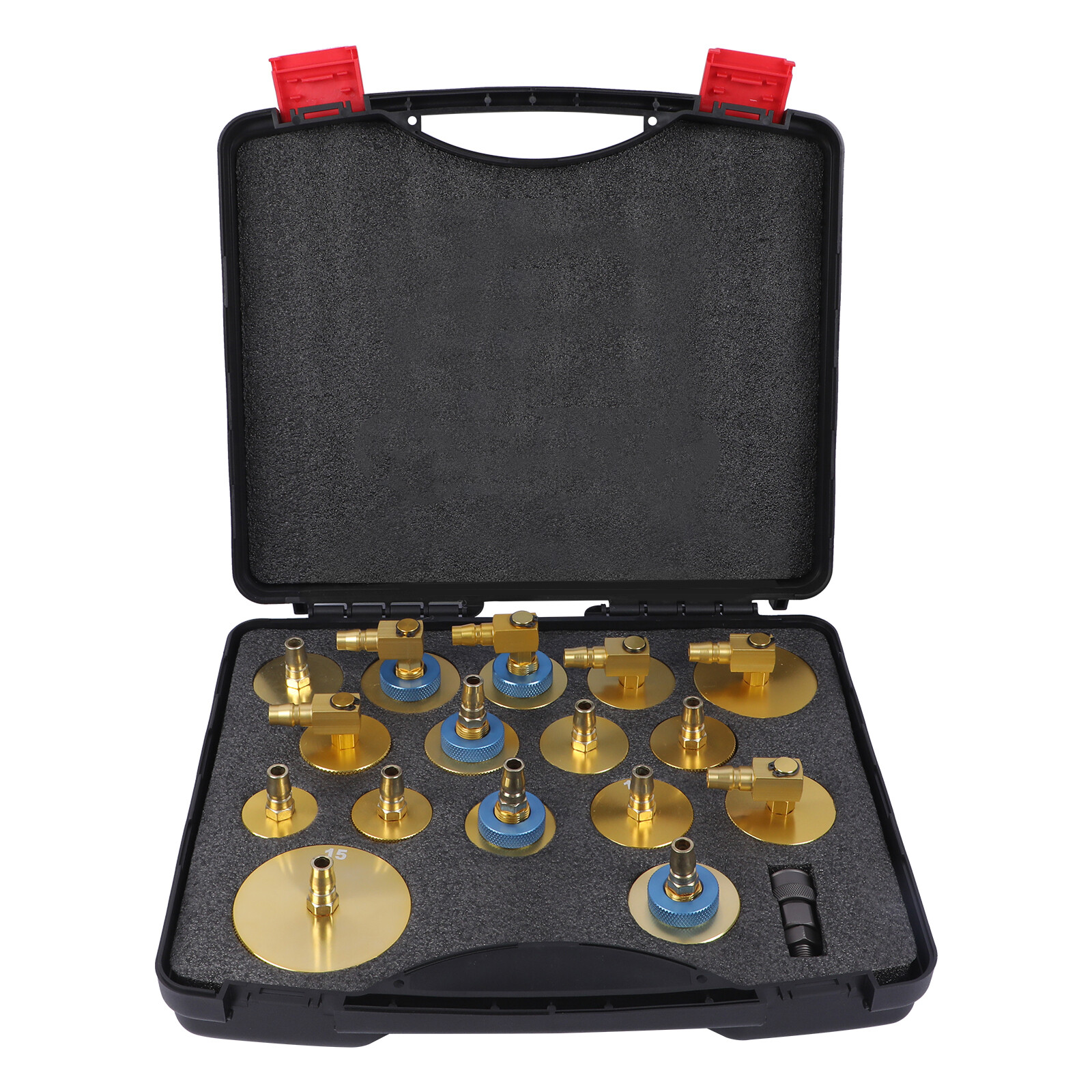 17PCS Master Cylinder Bleeder Tool Kit Brake Fluid Bleeder Adapter Set ...