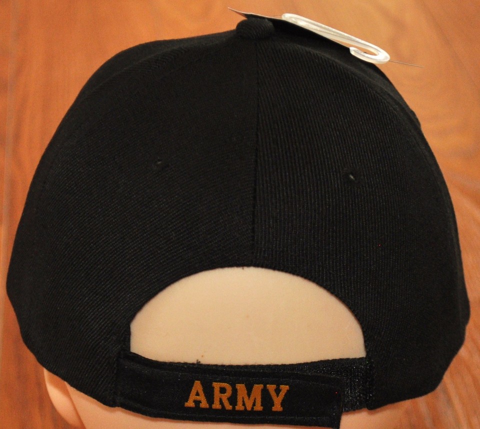 New Black US Army CSM Command Sergeant Major Retired Hat Ball Cap ...