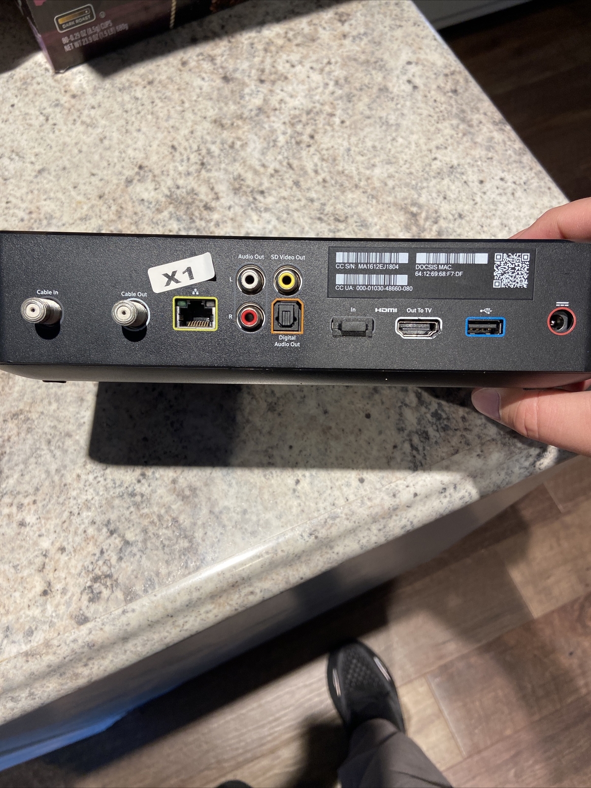 XFINITY XG2U2-P HD Cable Box PX022HNM Box Only No Remote No AC Adapter ...