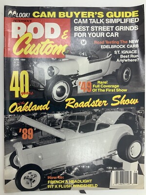 Rod & Custom Magazine June 1989 | eBay