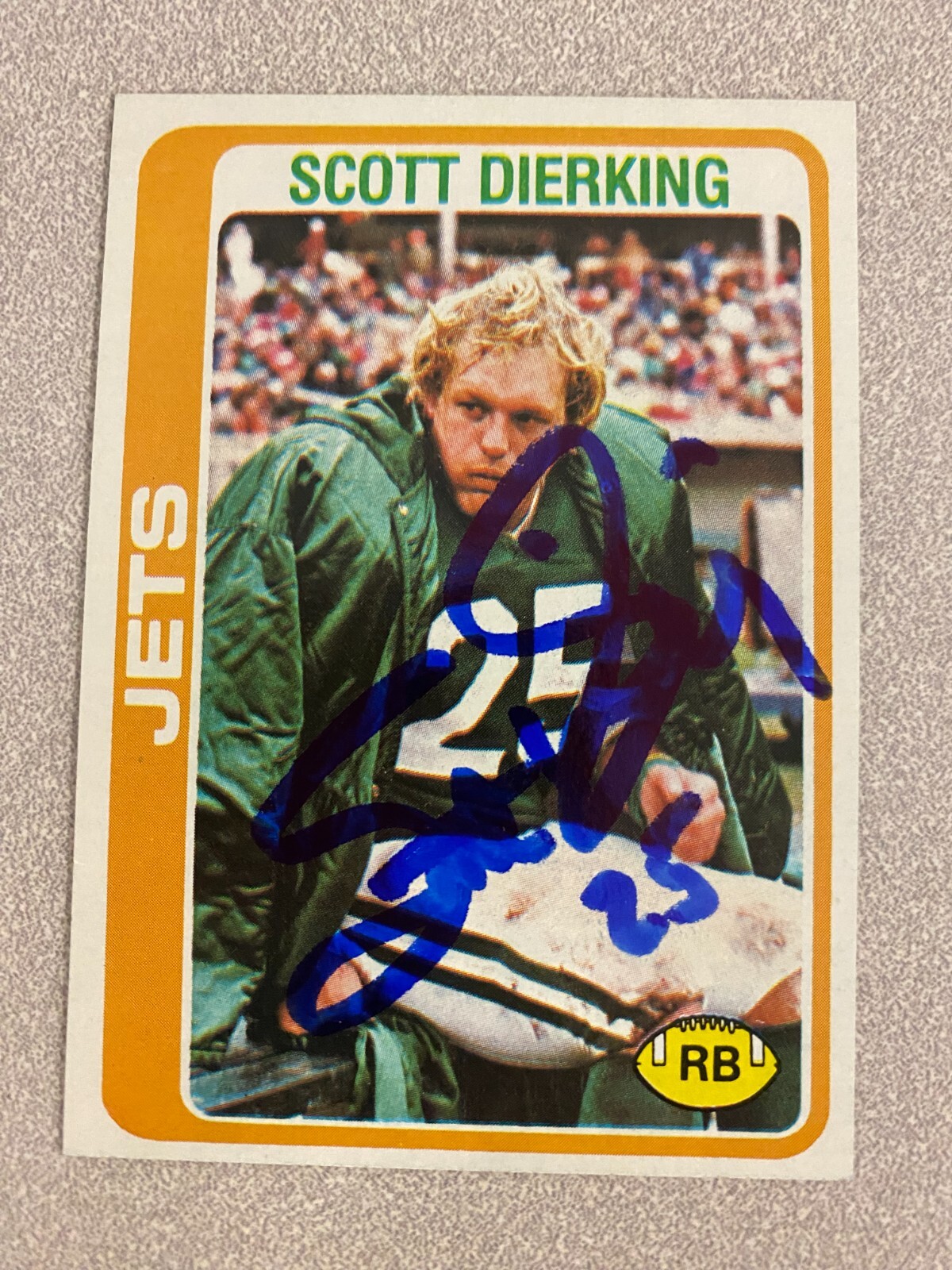 Scott Dierking signed NEW YORK JETS card 1978 Topps | eBay