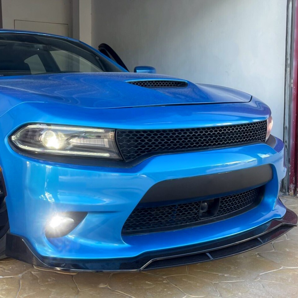 LED Bumper Fog Light Lamp w/ Bracket Wiring Kit For Dodge Charger SRT ...