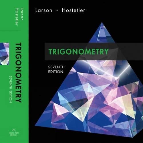 TRIGONOMETRY (AVAILABLE 2010 TITLES ENHANCED WEB ASSIGN) By Ron Larson & Robert 9780618643325| eBay