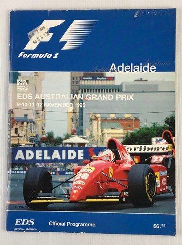 Formula 1 Adelaide 1995 Official Program Magazine | eBay