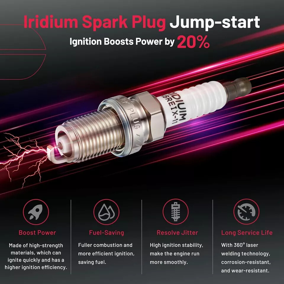 6X Ignition Coil & 6 Spark Plug For BMW 325i 328i 330i 530i X3 X5 X6 ...