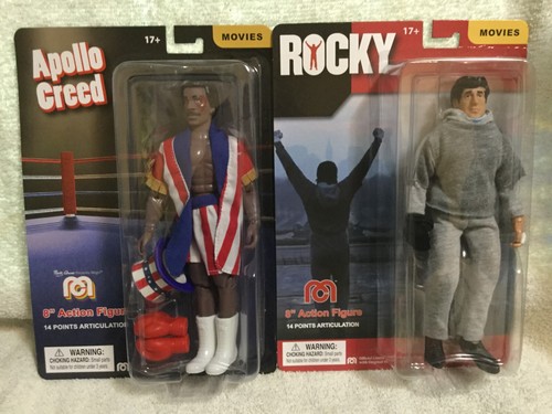 Mego Retro Rocky & Creed Action Figure 8" Mint on Card Limited 2022 ...