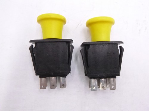 2 Pack Delta Systems PTO Switch Push Pull 6204 8 Terminal Yellow Switch ...