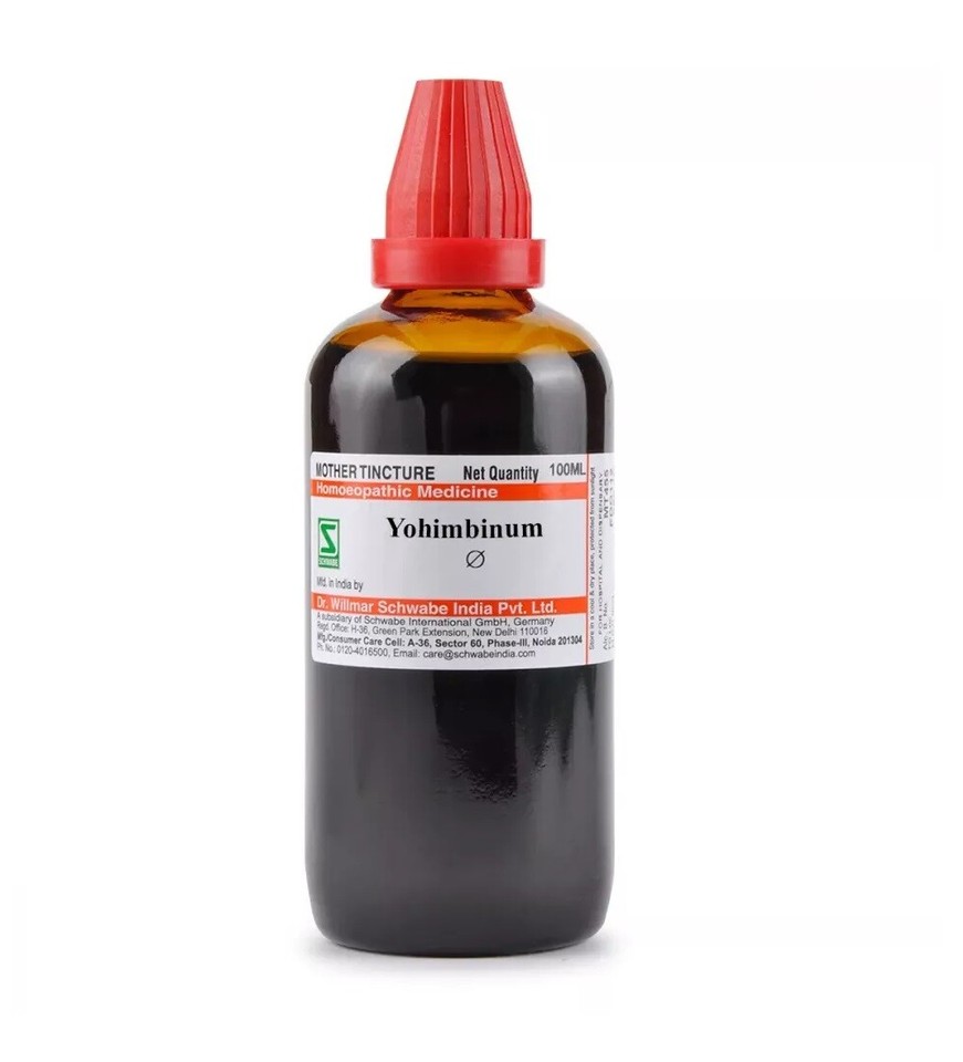 Willmar Schwabe Homeopathy Yohimbinum Mother Tincture Q (Size 30/100ml ...