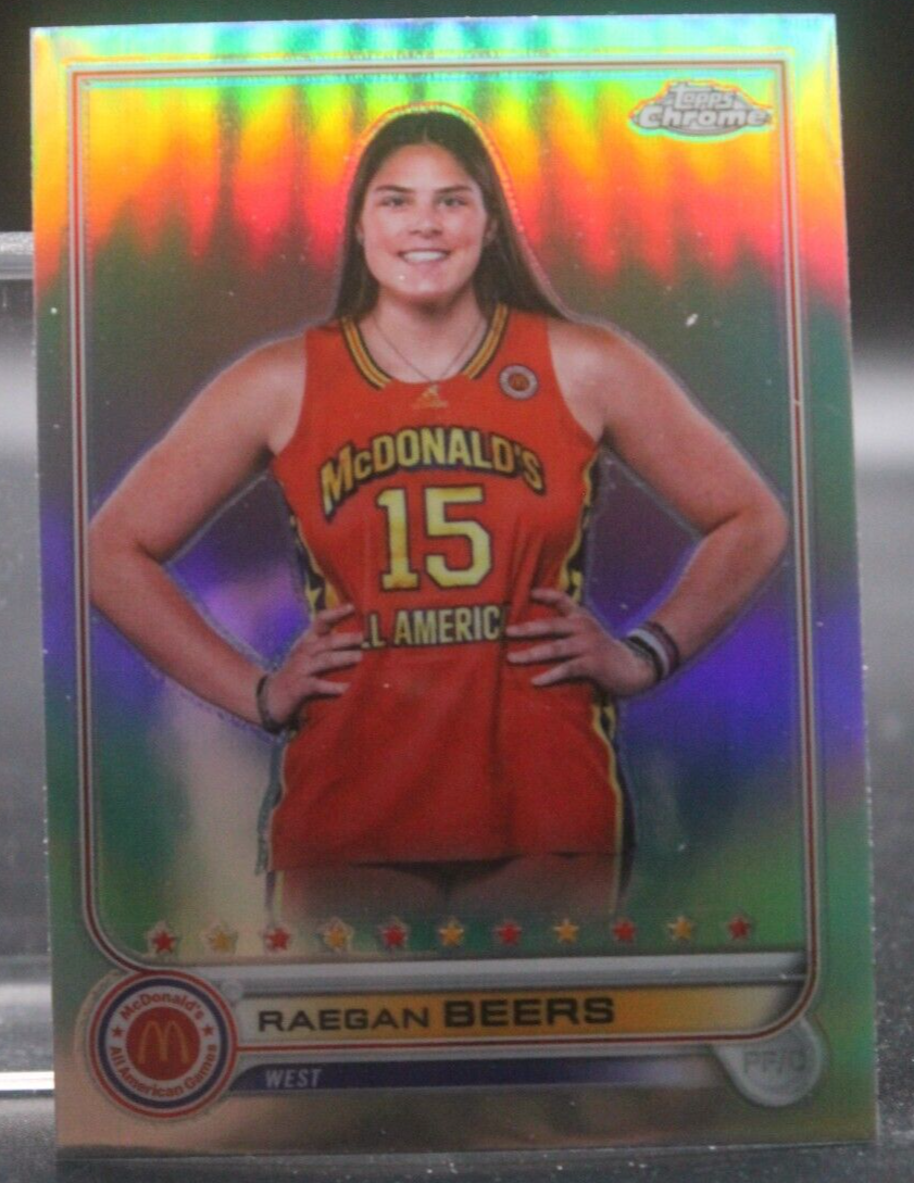 Raegan Beers (Oregon State/RC) - 2022 Topps Chrome McDonald's Refractor ...