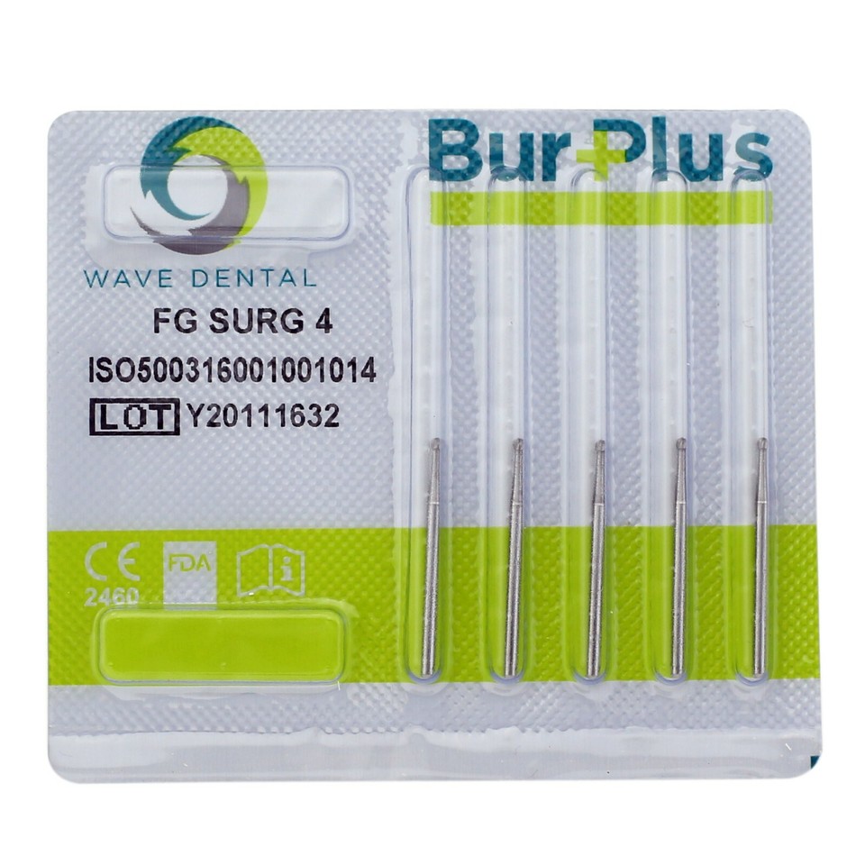 Wave Dental Surgical Burs Round Long 2 4 6 8 557 702 Carbide Bur 25mm ...