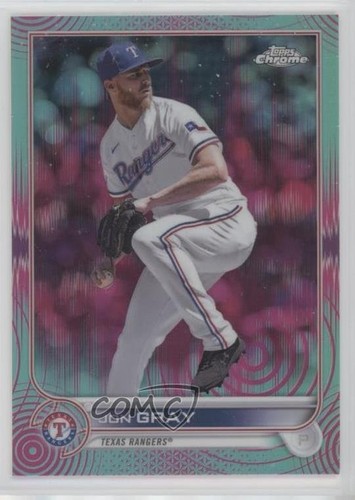2022 Topps Chrome Sonic Aqua & Pink Sonic Pulse Refractor /199 Jon Gray ...