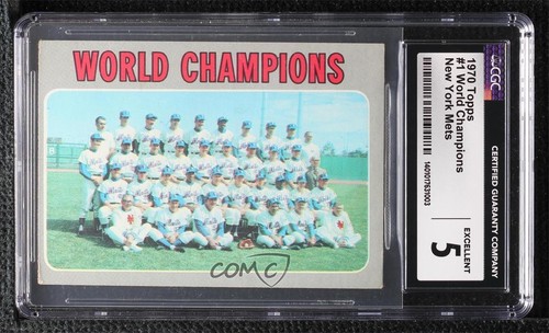 1970 Topps New York Mets #1 CGC 5 | eBay