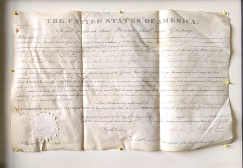 Andrew Jackson Signed Original 1830 Land Grant Co-Signed Elijah Hayward ...