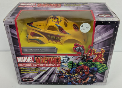Marvel Machines Spiderman Model Car Kit Playing Mantis | eBay