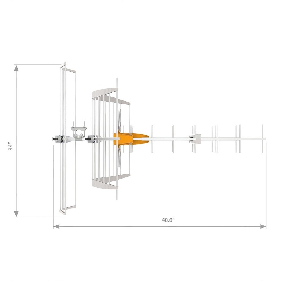 *OPEN BOX* Televes Corporation® 149484 DATBOSS Mix Antenna with 5G ...
