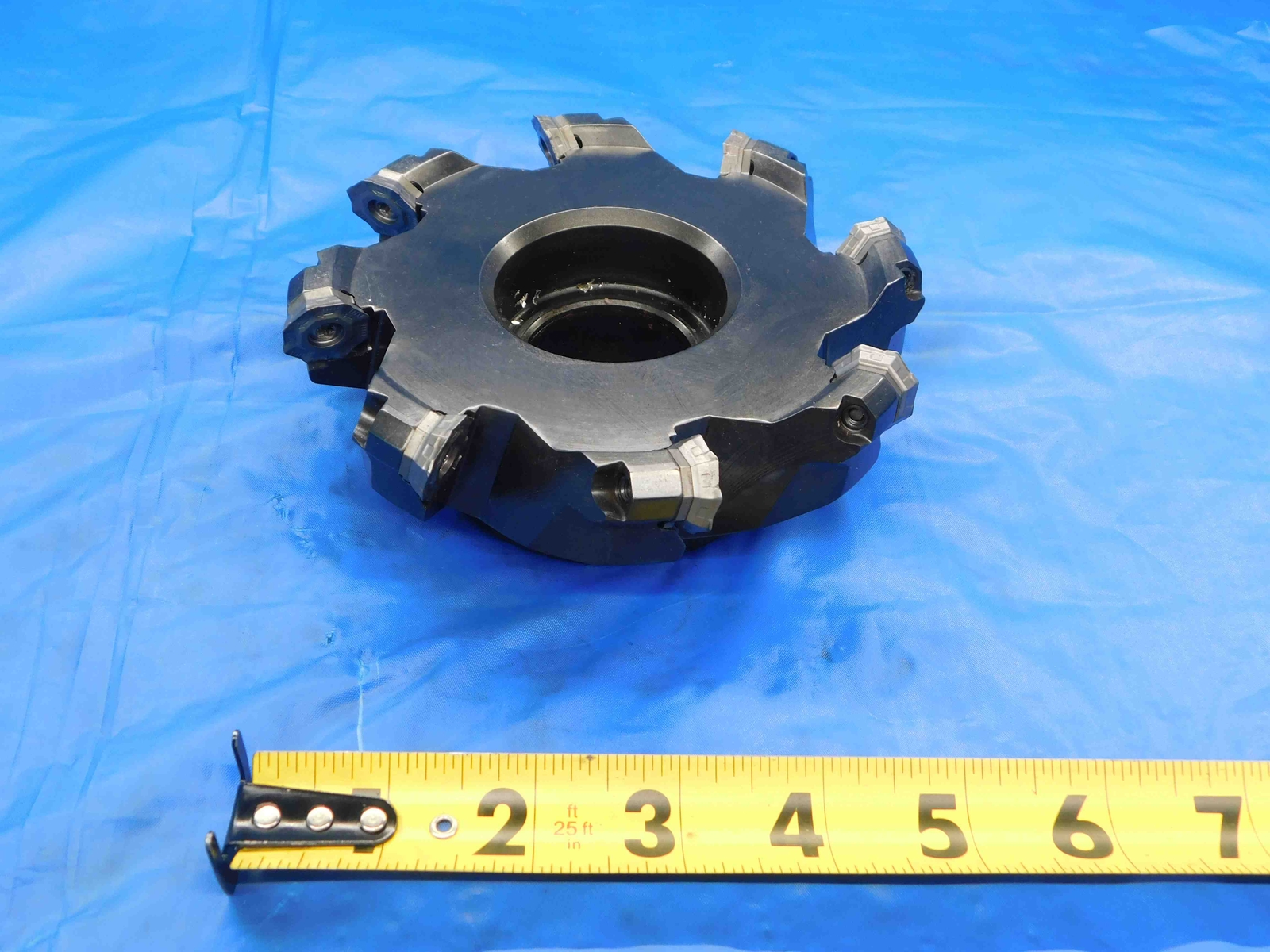 ISCAR 5" O.D. 45 DEG FACE MILL F45KT-D5.0-1.50-R07 1 1/2 PILOT 8 ...
