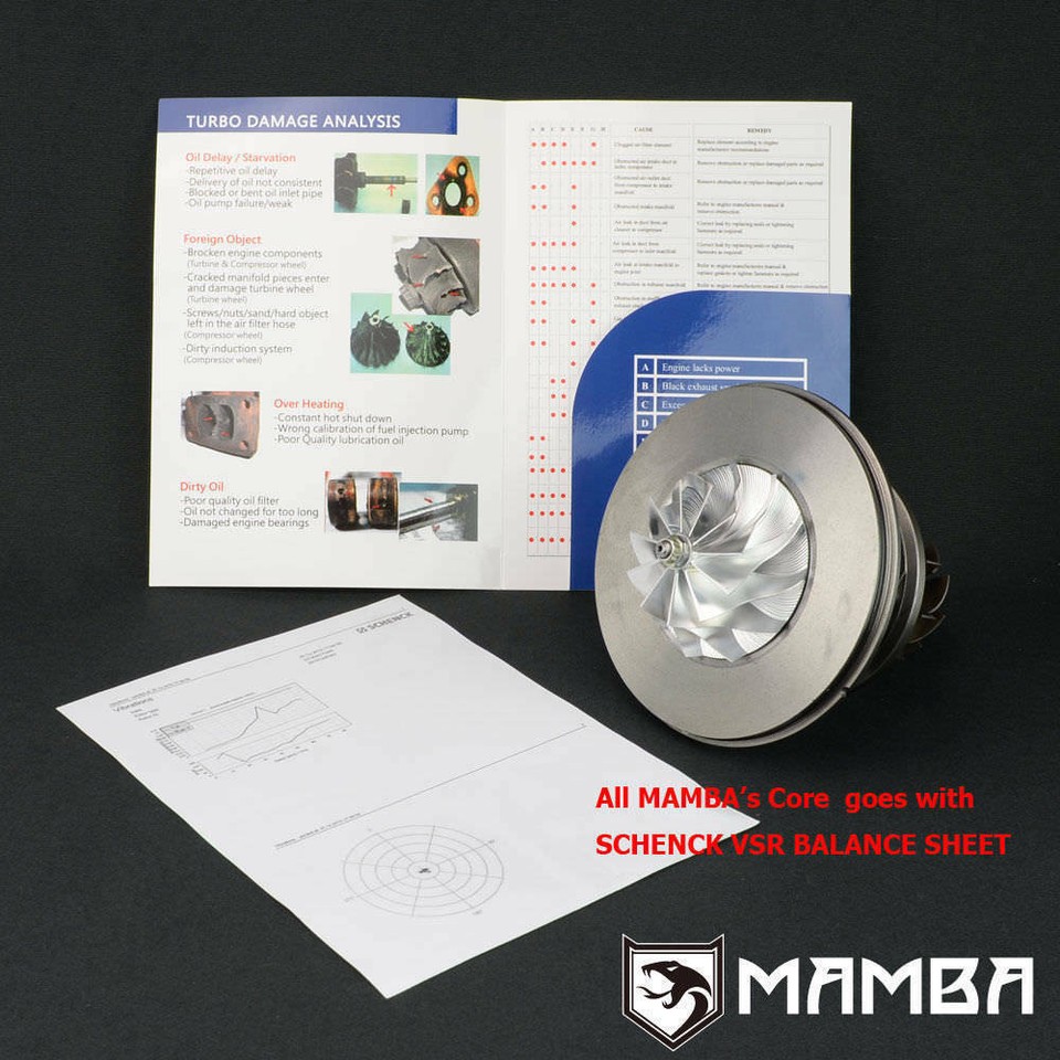 MAMBA 9-6 Twin Turbo Set for Mitsubishi 6A13TT Galant VR-4 TD03-14T ...
