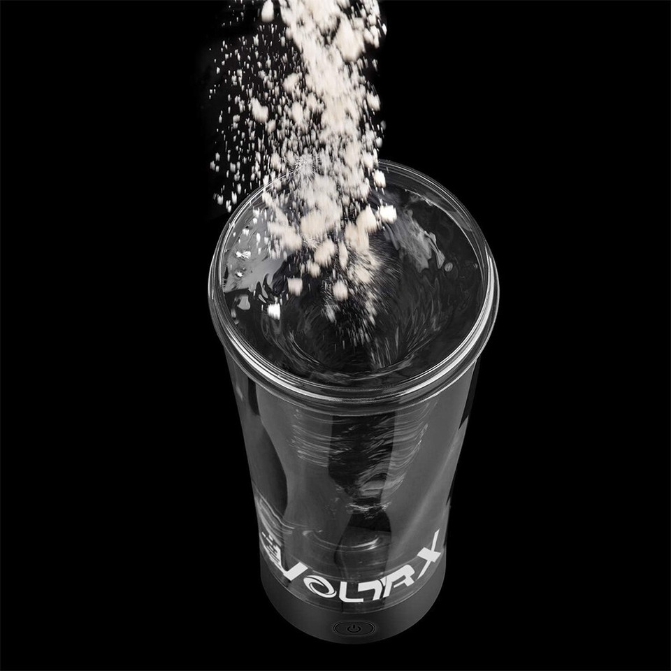 VOLTRX Vortex Boost Electric Protein Blender Shaker Bottle Rechargeable ...