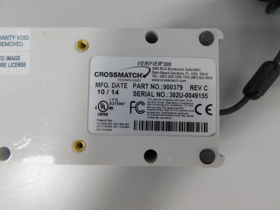 Cross Match Verifier 300LC Single Finger Scanner | eBay