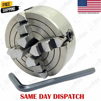 4 Jaw 2-3/4" Inch 70mm Independent Mini Lathe Chuck M14 x 1 Mini Lathes ...