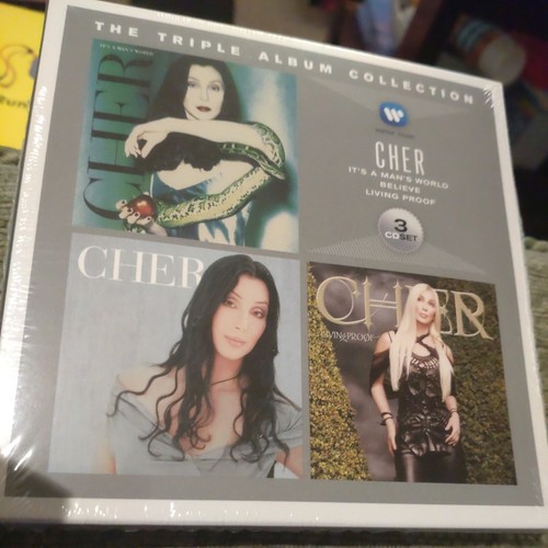 Cher Triple Album Collection 3 CD Remastered Believe ,Living proof ...
