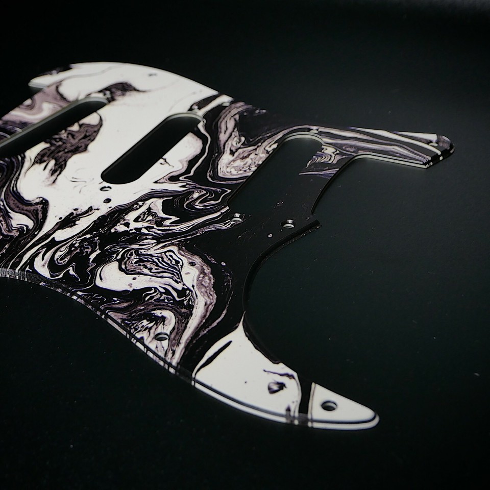 Fender Strat Pickguard • Marble #2 • Custom Pickguard • Graphic ...