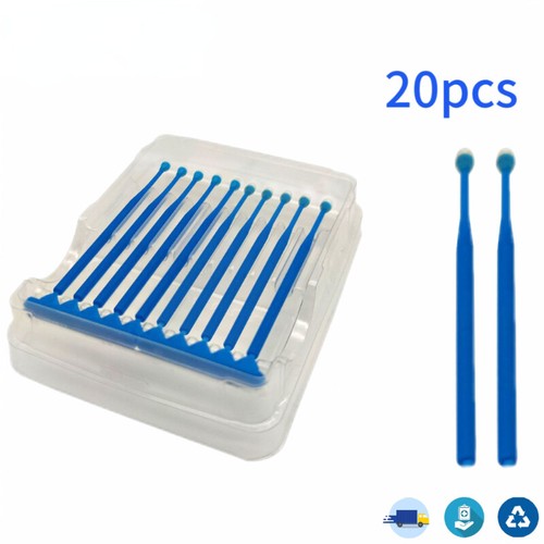 20Pcs Disposable Dental Applicator Sticks Adhesive Tip Tooth Porcelain ...