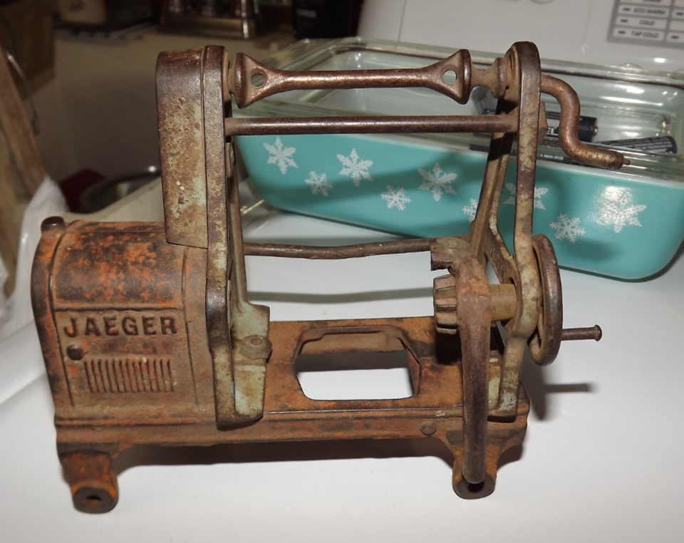 Jaeger cast iron concrete mixer toy-not complete | eBay