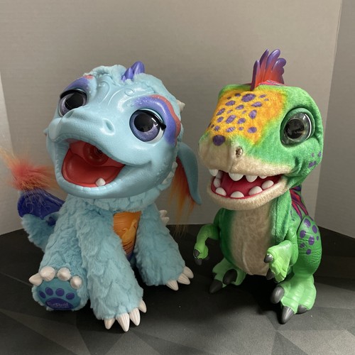 FurReal Friends Torch My Blazin Fire Dragon w/ Munchin Rex Interactive ...
