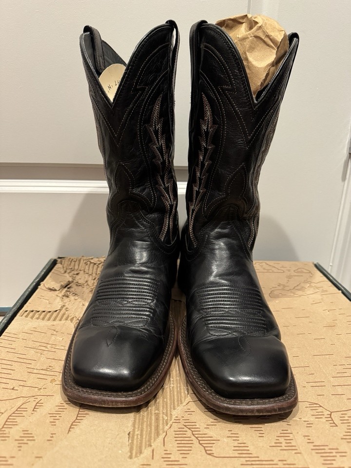 Tecovas The Doc Midnight Bovine Square Toe, Size 10.5 | eBay