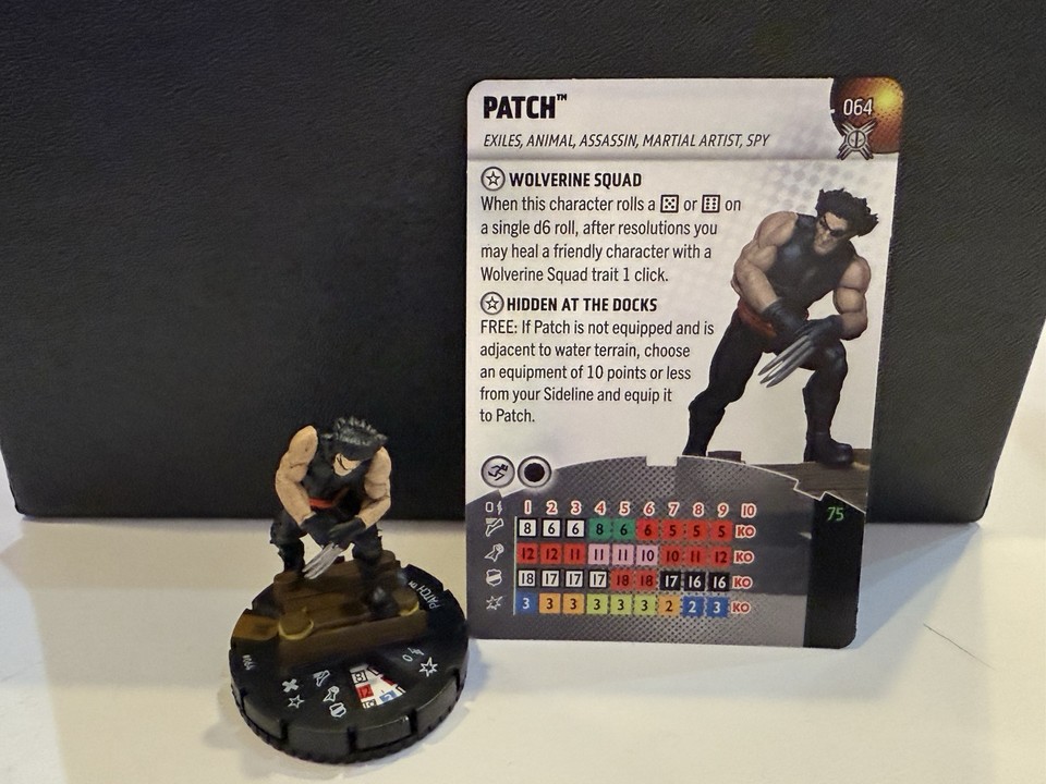 Marvel HeroClix Deadpool Weapon X Patch #064 Chase | eBay